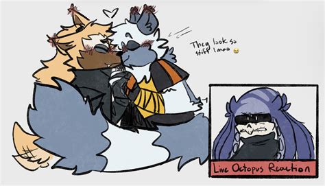 Tangle And Whisper Kissing And In The Corner Theres A Disgusted Mimic With The Caption Live