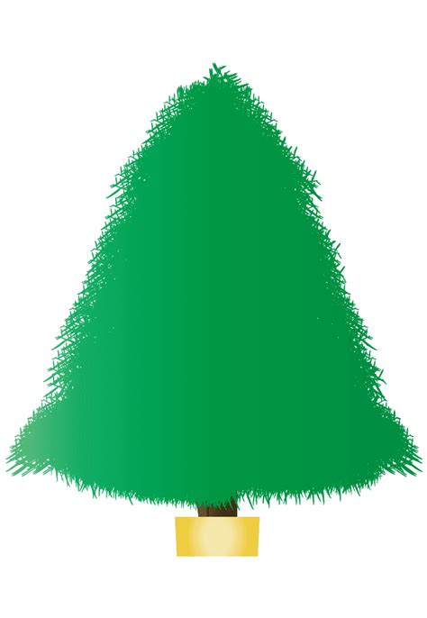 クリスマスツリーのイラスト 可愛い無料のもみの木素材 チコデザ