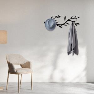 Tree Branch Coat Rack Metal Hanger Entryway Organizer Branch Wall Decor Farmhouse Coat Rack