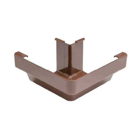 Amerimax Home Products 5 In Brown Vinyl K Style Outside Gutter Miter