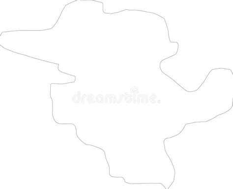 Tuzla Bosnia And Herzegovina Outline Map Stock Vector Illustration Of