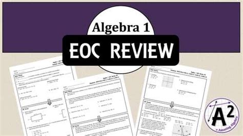 Algebra 1 Eoc Review By Amazing Algebra Tpt