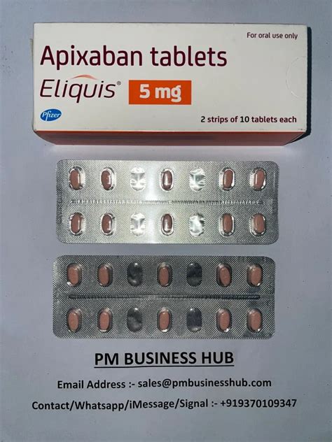Apixaban Tablet Eliquis Latest Price Manufacturers Suppliers
