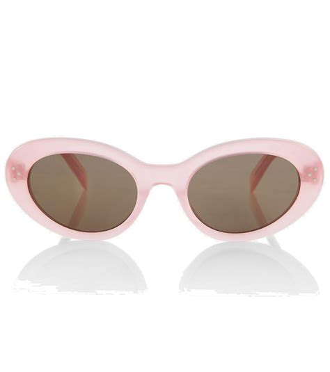 Celine Eyewear Oval Sunglasses Celine