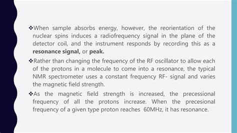 Nuclear Magnetic Resonance Nmr Ppt
