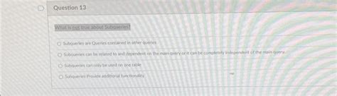 Solved Question Chegg