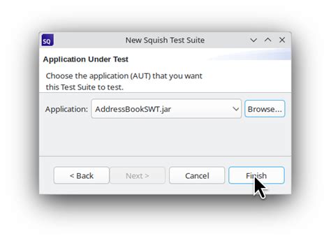 squish for java swt tutorial squish 9 1