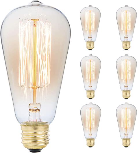 Vintage Edison Bulb A19 Victorian Style Light And Lamps