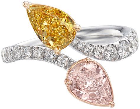 Pear Shape Bypass Ring William Goldberg