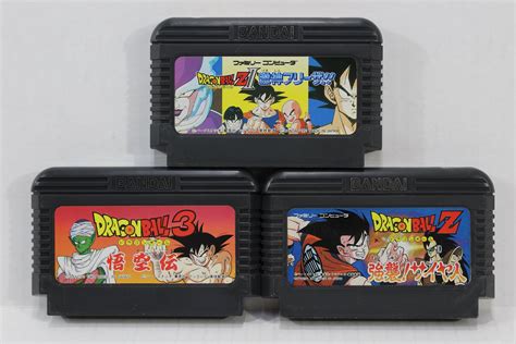 Lot Of 3 Dragon Ball 3 Goku Den Z Saiyan Z Ii Frieza Fc B Retro