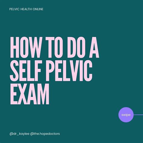 Ever Done A Self Exam Down There” It Can Be So Helpful For You To