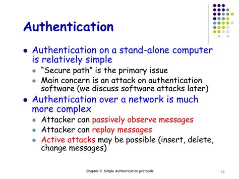Ppt Chapter 9 Simple Authentication Protocols Powerpoint Presentation Id5086706