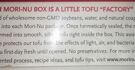This Tofu Packaging Looks Like It Was Written By Bkp Imgur