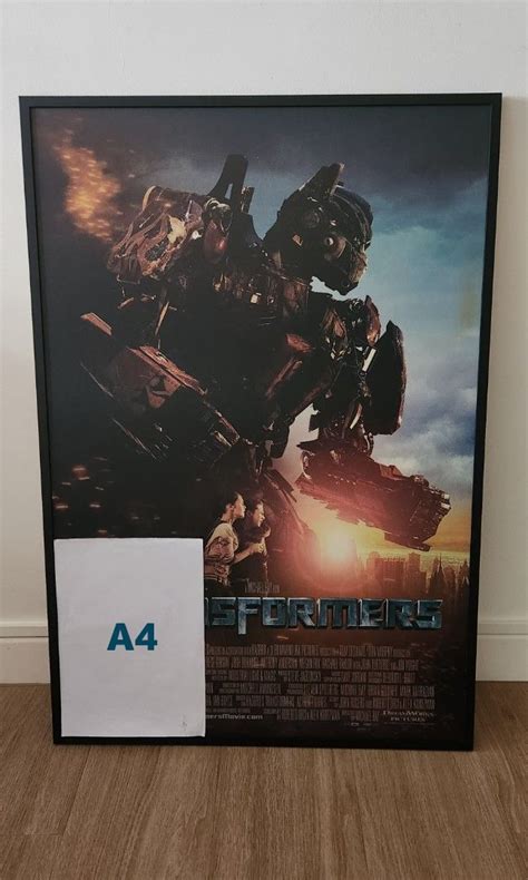 Transformers Movie Poster With Frame Furniture And Home Living Home