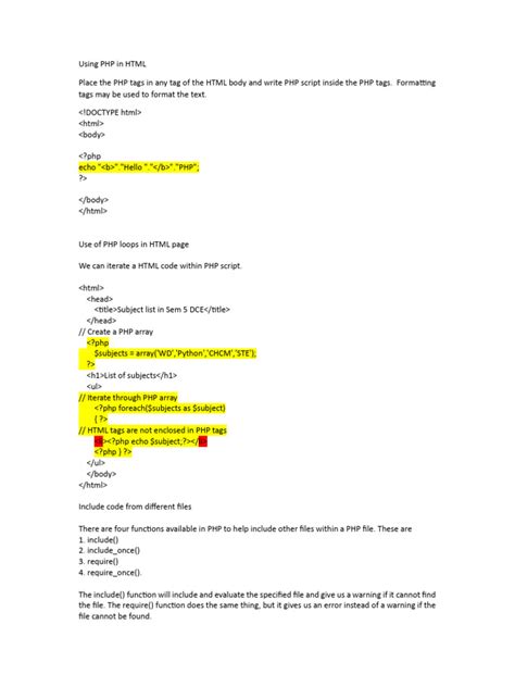 php html pdf php html element