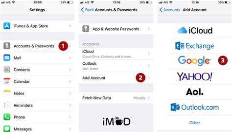 วิธีเพิ่มหรือลบบัญชีอีเมลของแอป Mail เมล ใน Ios 11