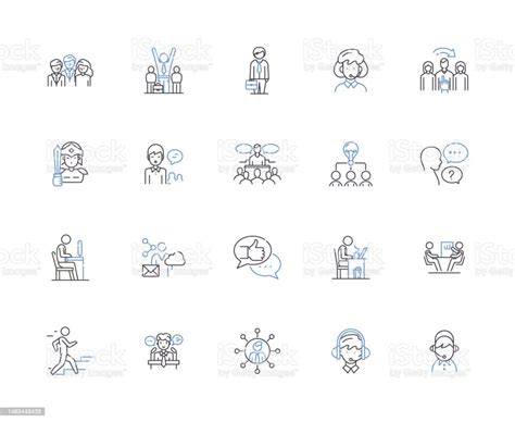 Empoyee 개요 아이콘 모음입니다 Employee Staff Worker Personel Team Member