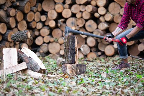 Intertool 36” Splitting Axe Wood Splitter Maul Log Ax Shock