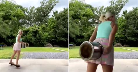 Woman Farts Into Metal Pot While Riding Wave Board EBaum S World