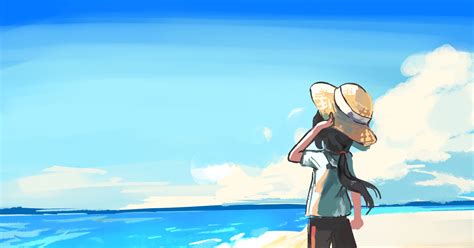 灰原ユウヤ ジンユウちゃん海行ってみんなと行って 福ノ雪原のイラスト Pixiv