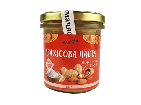 Арахисовая паста кранч подсоленная Manteca 300 г - купить за 139.00 грн ...