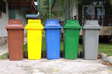 Recycle Bins Stock Image Image Of Black Pollution Protect 25042025