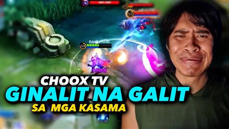 Choox Tv Galit Na Galit Sa Mga Kakampi Nagmura Sa Sobrang Bwisit 😂🥹😆 Youtube
