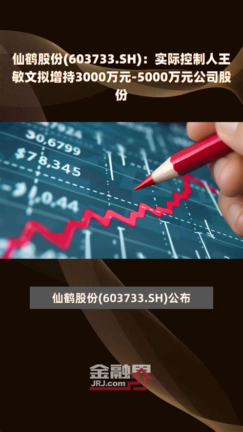 仙鹤股份603733sh：实际控制人王敏文拟增持3000万元 5000万元公司股份 快报凤凰网视频凤凰网