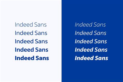 Шрифт Indeed Sans