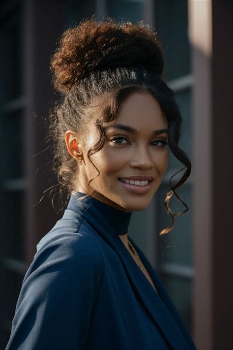 Effortless Natural Hair Styles The Trendy Natural Bun You Need To Try