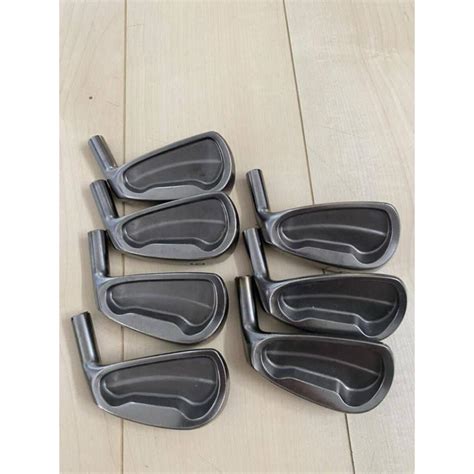 Gs001 Hirota Prototype Irons Unmarked Rare Set 4 To Pw Iron Heads Only