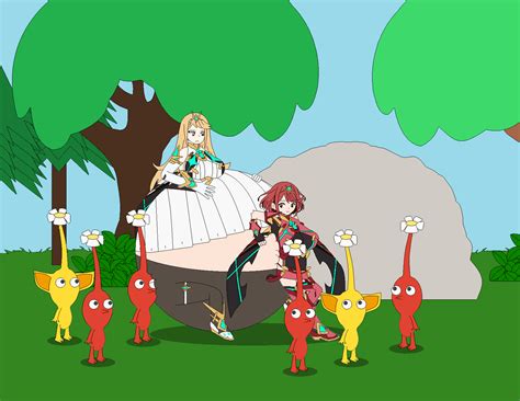 Pyra And Mythra By Kirbykphoria2 On Deviantart