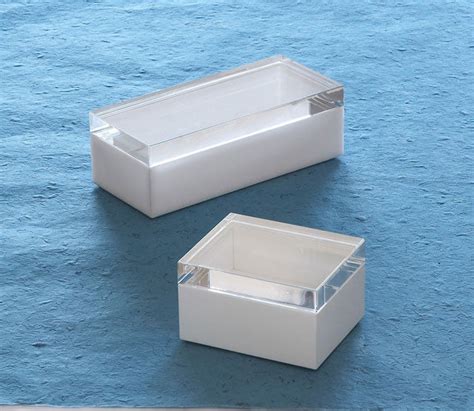 White Cubicle Boxes Linea Luxe