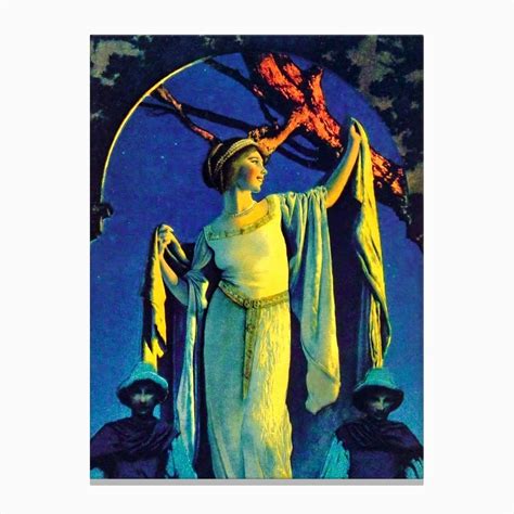 Spirit Of The Night 1919 By Maxfield Parrish 1870 1966 Hd
