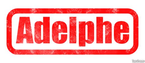 Adelphe Text Effect And Logo Design Name