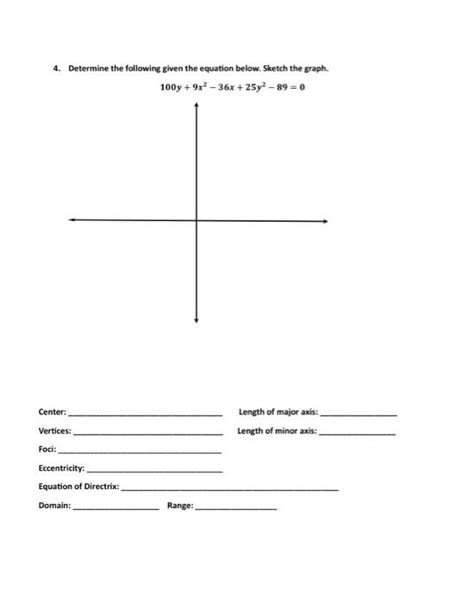 Solved 4 Determine The Following Given The Equation Below