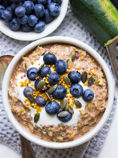 Chocolate Zucchini Overnight Oats Nourish Every Day
