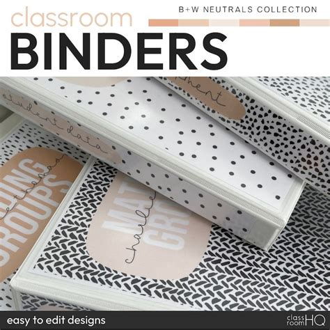 Binder Covers Printable Etsy