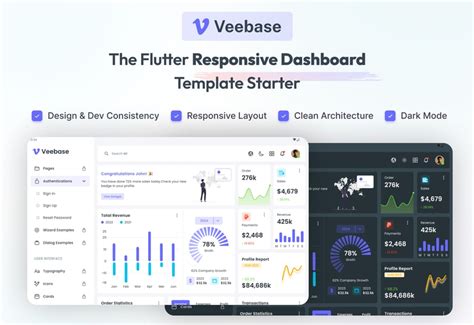 Flutter Responsive Admindashboard Template Starter Clicky