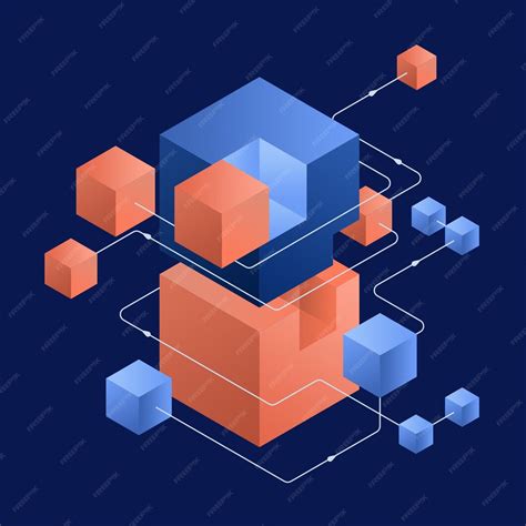 Premium Vector Modern Modular Communication Vector Illustration Of