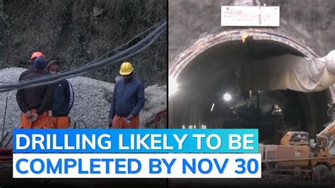 Uttarkashi Tunnel Rescue Vertical Drilling Up To 31 Of 86 Metres Done