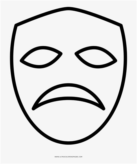 Dibujo De M Scara Para Colorear Ultra Coloring Pages Mask PNG Image