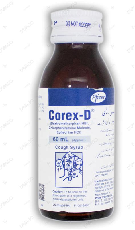 Corex D Cough Syrup 60ml — Dvago