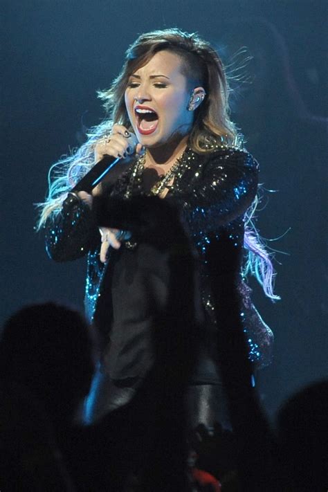 DEMI LOVATO Performs At Neon Lights Tour In Sao Paulo HawtCelebs