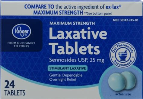 Kroger® Laxative Tablets 24 Count Kroger
