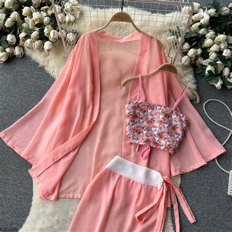Pink Sexy Cosplay Costumes Chinese Top Dresses Erotic See Through