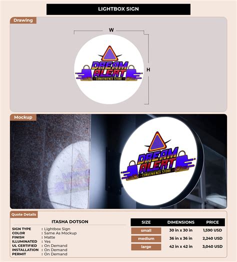 Custom Mockup Sign For Itasha Dotson Signmakerz