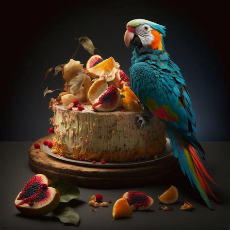 Sarramedj Un Perroquet Qui Cuisine Un Gateau 6e152 By Sarramedj On