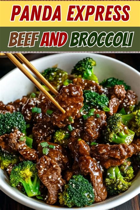 Panda Express Beef And Broccoli Insanely Good