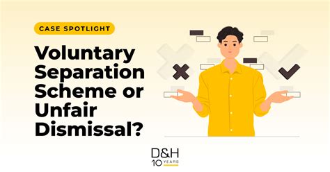 Case Spotlight Voluntary Separation Scheme Or Unfair Dismissal